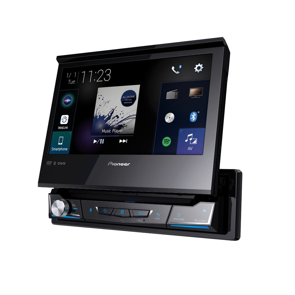 Central Multimídia Pioneer Retrátil 1 Din Avh-Z7280Tv Tela 7 Polegadas Apple Car Play, Android ...