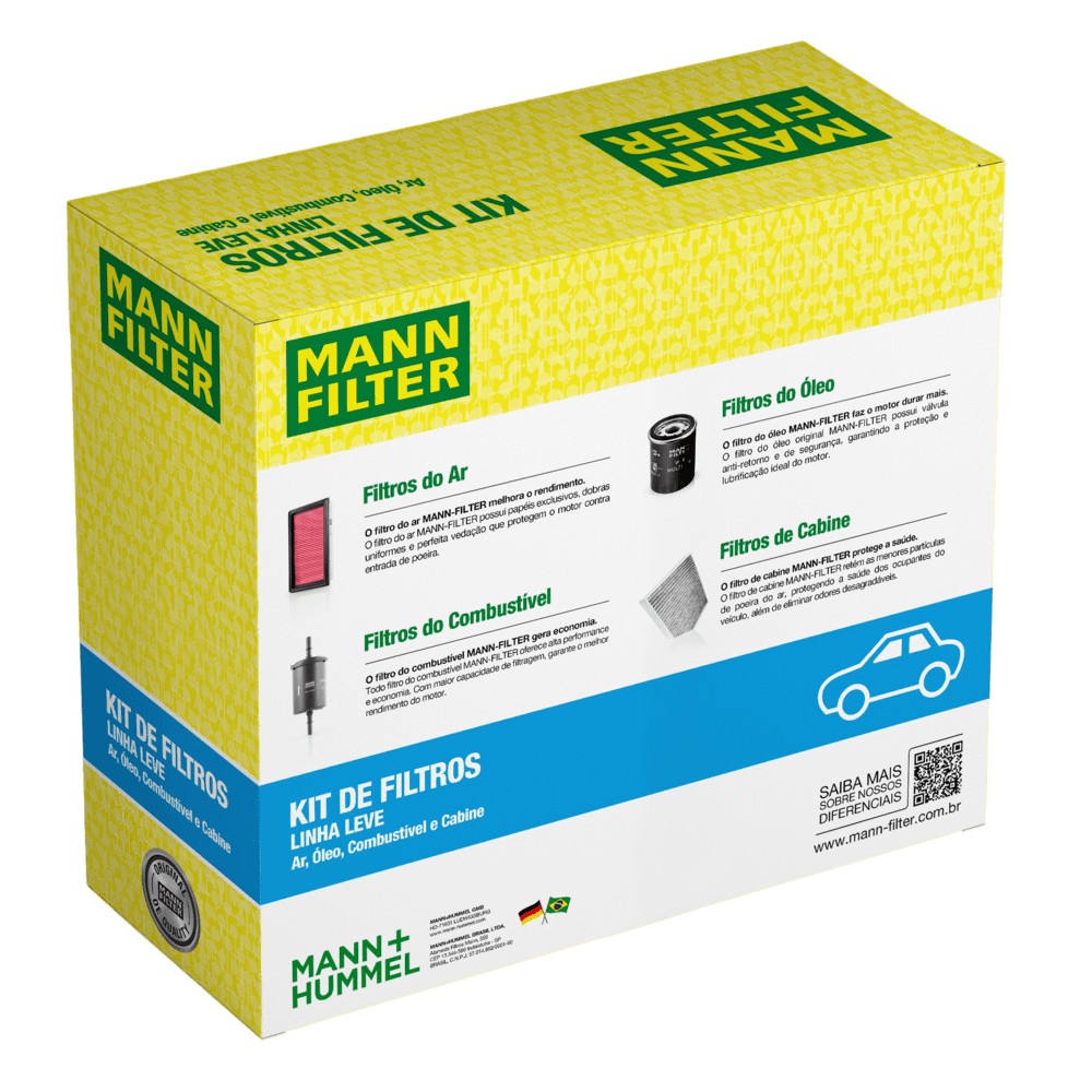 Kit de Filtros Hyundai Hb20 1.6 16V 2013 a 2019 Ar Condicionado Cabine ...